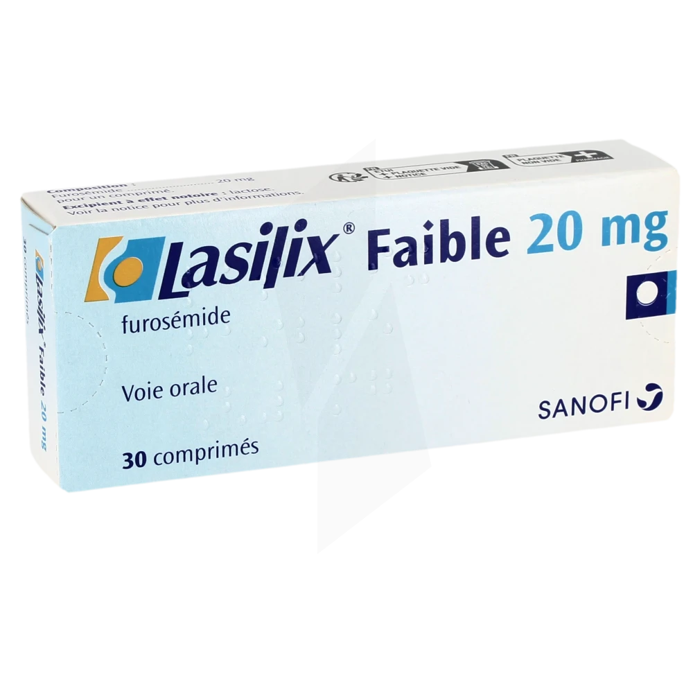 Pharmacie du Pilori - Médicament Lasilix Faible 20 Mg, Comprimé ...