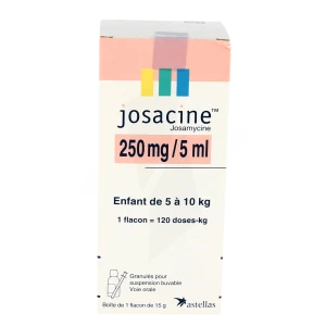 Le Gall Santé Services - Josacine 250 Mg/5 Ml, Granulés Pour Suspension ...