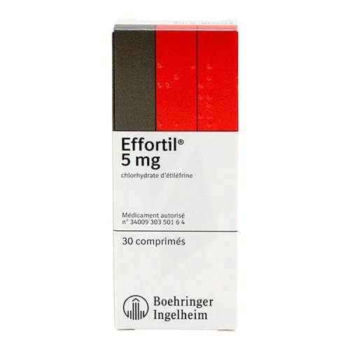 meSoigner - Effortil 5 Mg, Comprimé (Etiléfrine)
